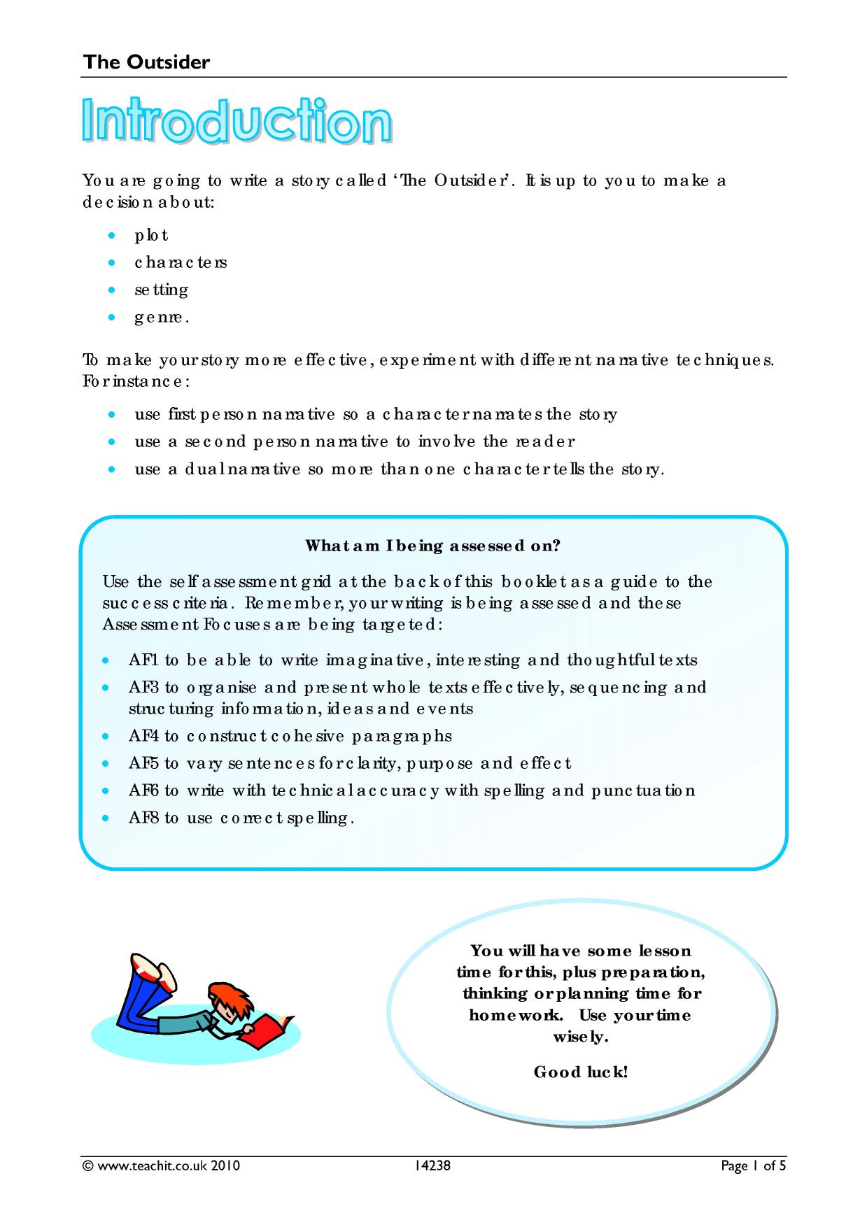 Imaginative Writing KS3 Writing Key Stage 3 Resources