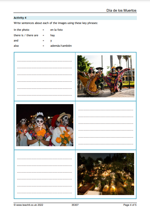 Dia De Los Muertos Worksheets Dia De Los Muertos Hidden Words