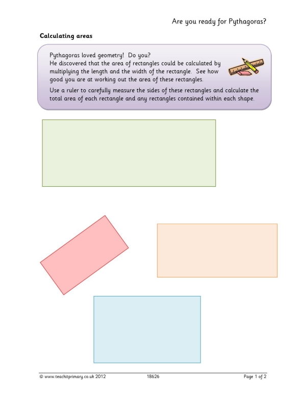 Are you ready for Pythagoras? | KS2 geometry | 2-D shapes | Teachit